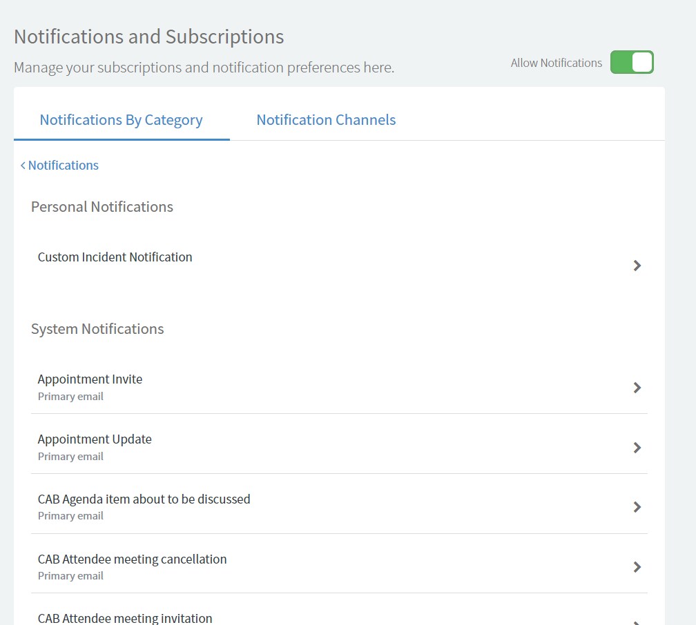 Service Portal Notification Preferences Widget Servicenow Community